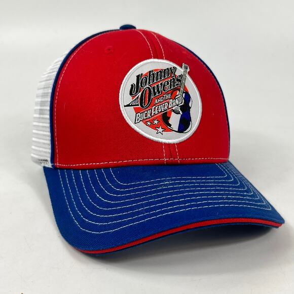 Unbranded | Accessories | Johnny Owens Buck Fever Band Trucker Hat Red ...
